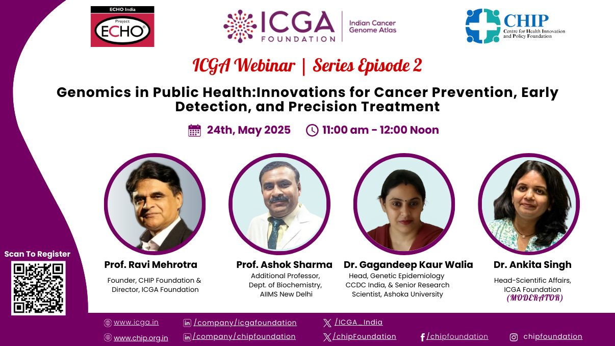 Indian Cancer Genome Atlas: Mapping India’s Cancer Genome – Collaborating nationwide to decode ...